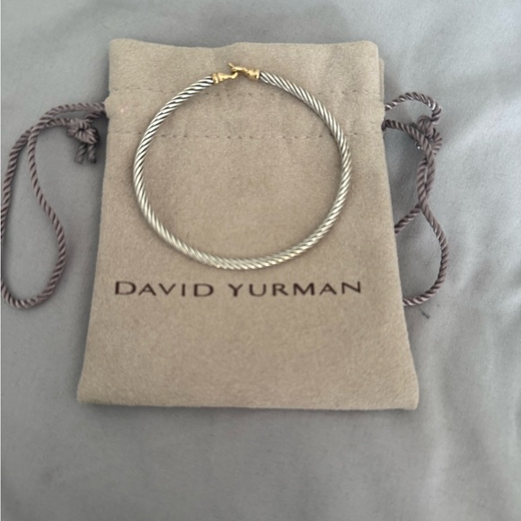 David Yurman | Jewelry | David Yurman Silver And Gold Cable Bracelet ...